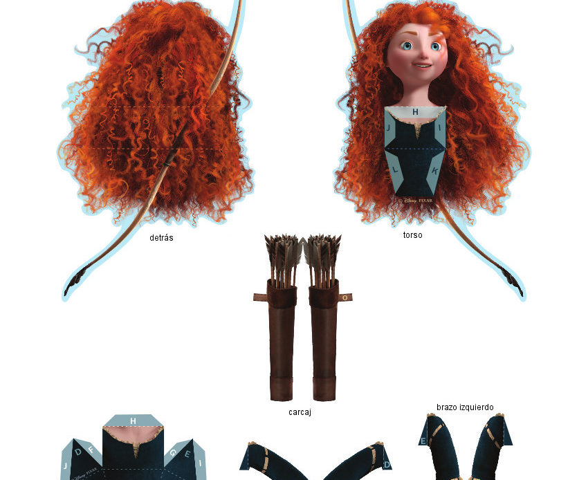 Crea tus Princesas Disney favoritas con Papercraft recortable - Tus ...